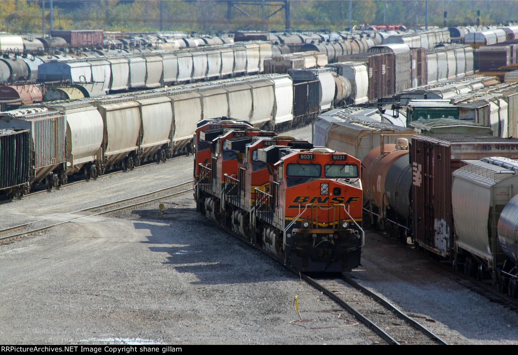 BNSF 6031 just got pulled off a freight train.